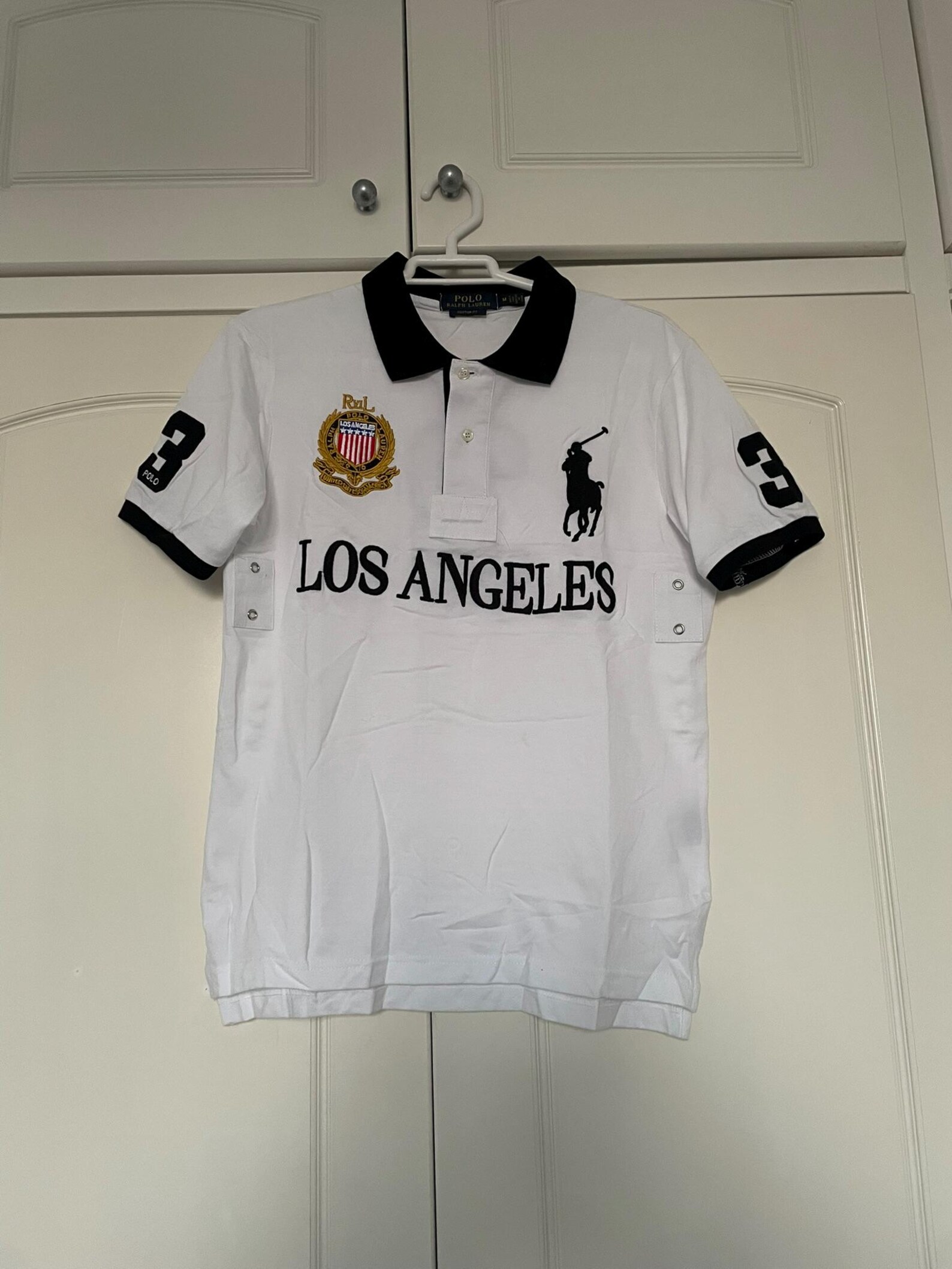 Polo Ralph Lauren Polo T-shirt Los Angeles USA #3 Big Pony Luxury PRL ...