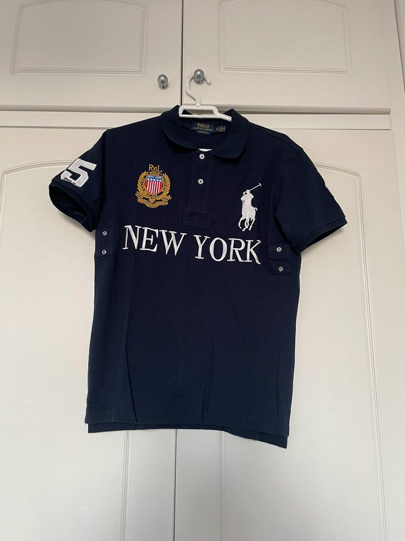 Polo Ralph Lauren Polo T-shirt New York USA #5 Big Pony Luxury PRL Chief Keef M - Etsy