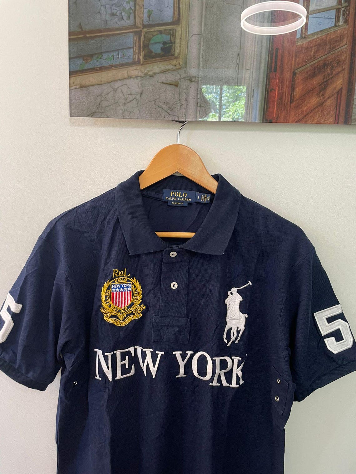 Polo Ralph Lauren Polo T-shirt New York USA #5 Big Pony Luxury PRL Chief Keef L - Etsy