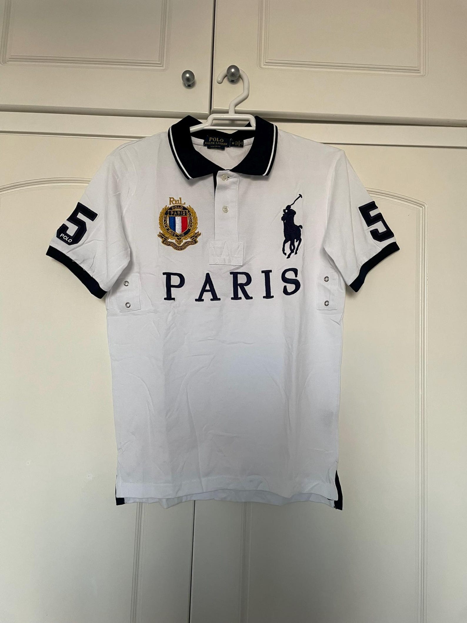 Polo Ralph Lauren Polo T-shirt Paris France #5 Big Pony Luxury PRL ...