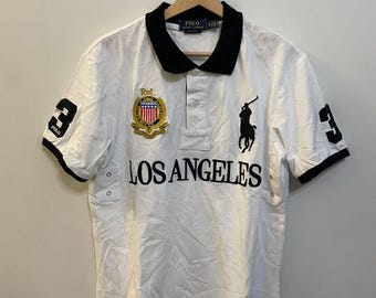 Polo Ralph Lauren Polo T-shirt New York USA #5 Big Pony Luxury PRL Chief Keef L - Etsy