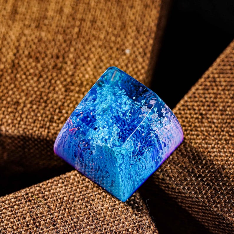Waterscape Resin Keycap Set – Handmade Ocean & Lava Inspired Keycaps ...