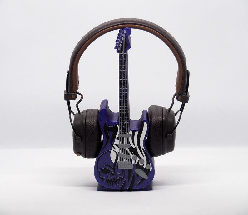 Electric Guitar Headphone Stand: Music Lover Gift, Musical Instrument ...