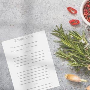 Recipe Card Bundle 4x6-slate | Design for Cooking & Baking Lovers ...
