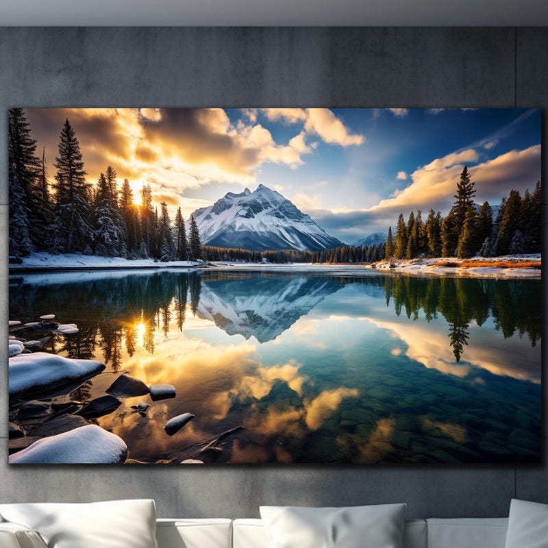 Glass Panel Nature Scene - Etsy UK