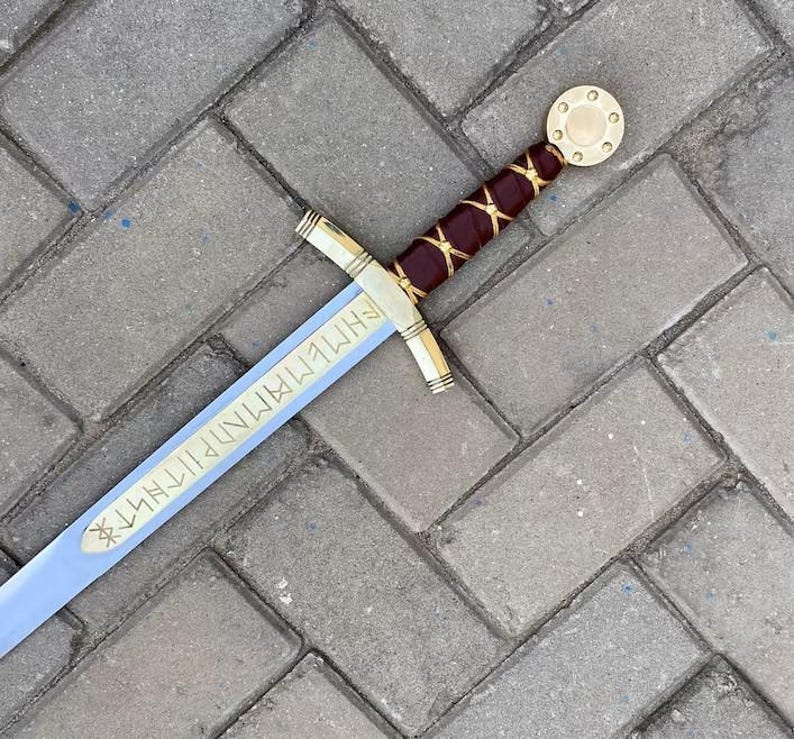 Handmade Excalibur Sword Replica | Knight Templar Display Blade - Etsy