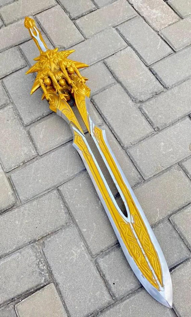 Handmade God of War Blade of Olympus - Anime Sword - Handcrafted Sword ...