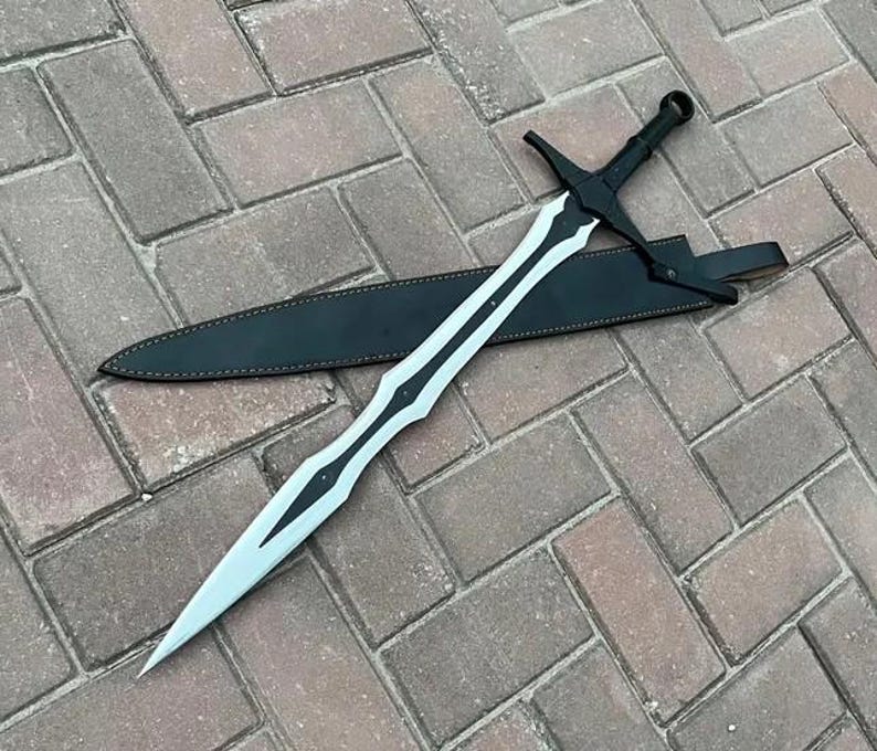 Handmade Dragon Bone Sword Replica - Hand Forged Fantasy Skyrim ...