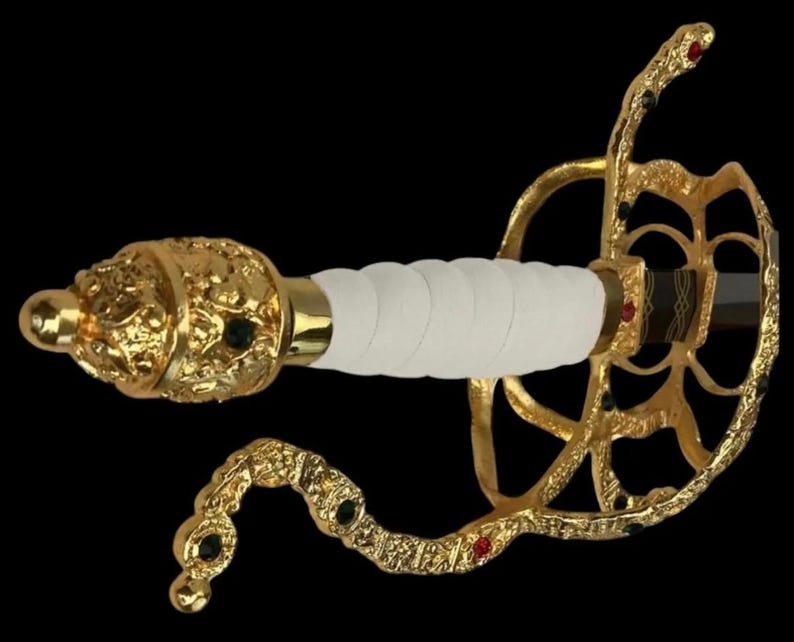 Hand Forged Inigo Montoya Rapier - 17th Century Swept Hilt Fencing ...