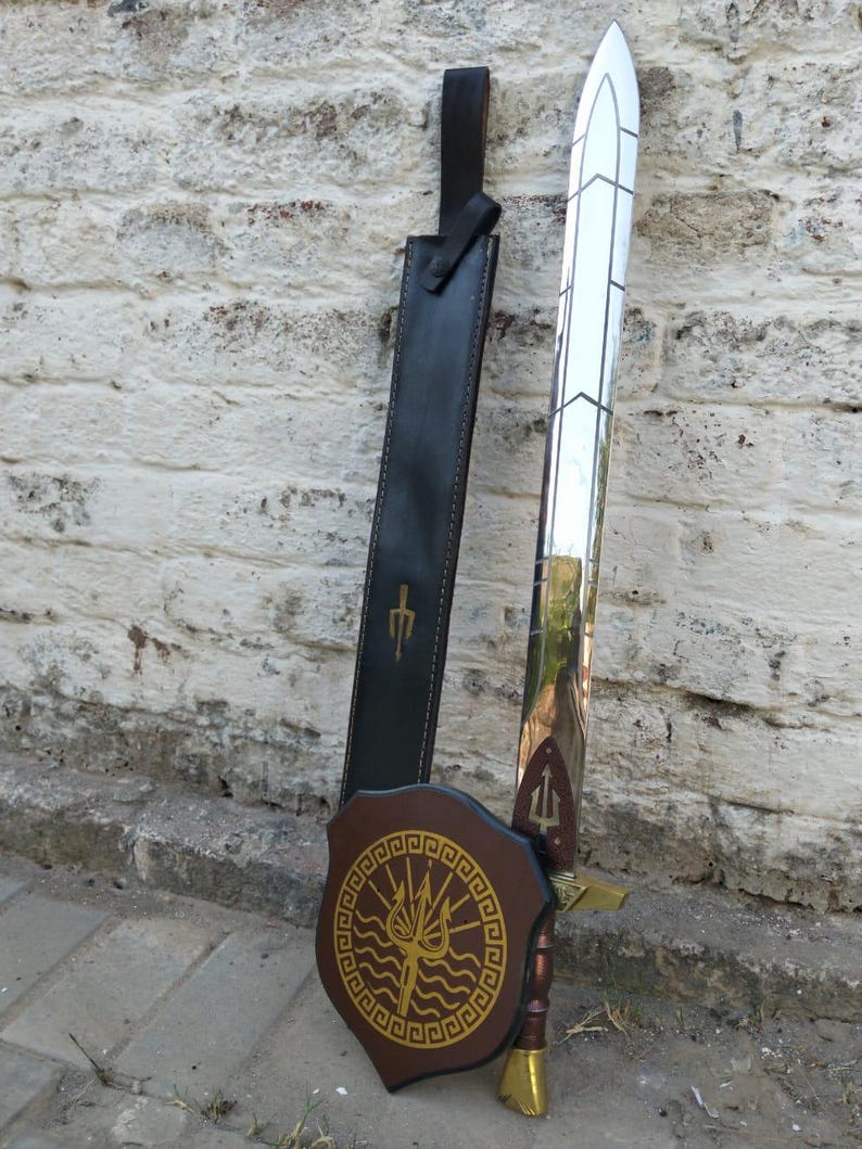 Handmade Riptide Sword of Percy Jackson Replica - Anaklusmos Stainless ...