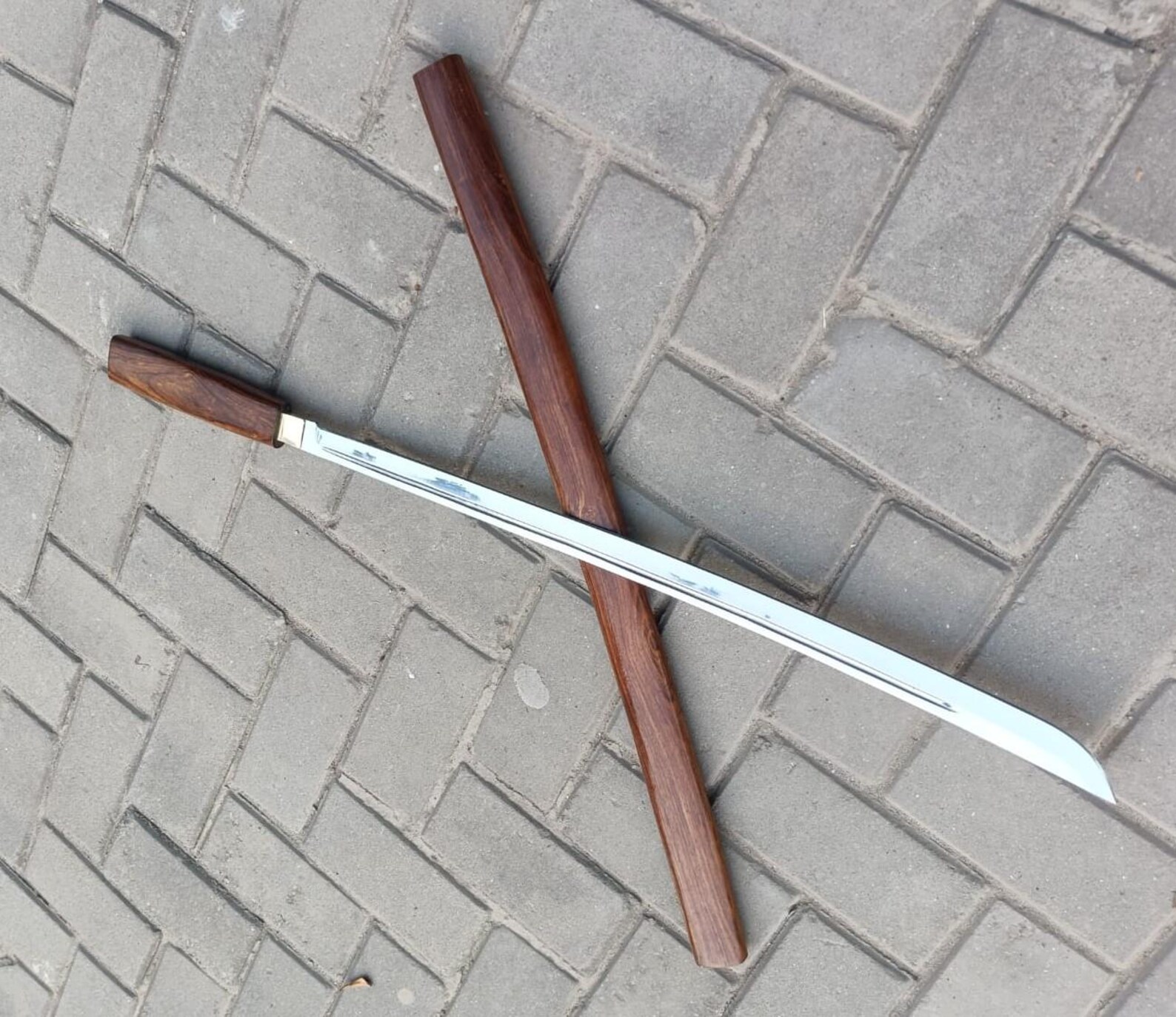 Handmade Japanese Shirasaya Katana Sword - Hand Forged Ninja Blade With ...