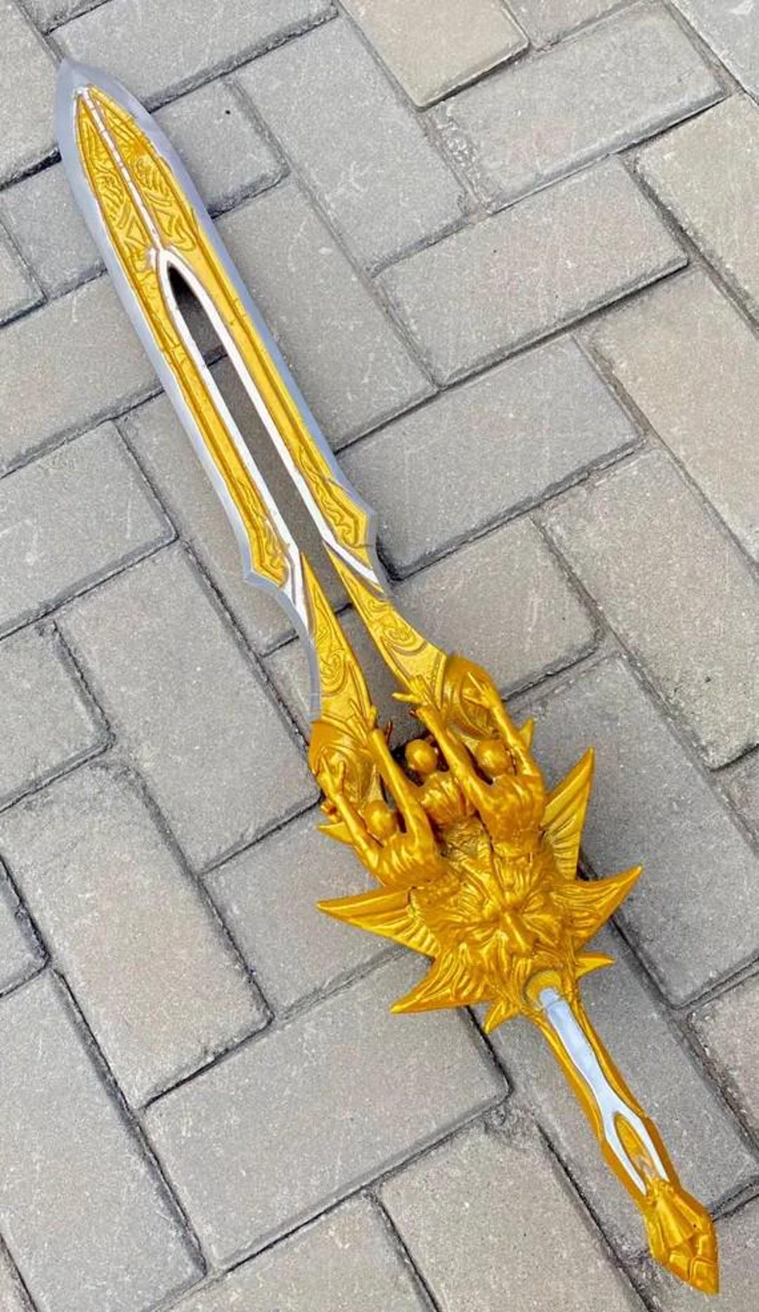 Handmade God of War Blade of Olympus - Anime Sword - Handcrafted Sword ...