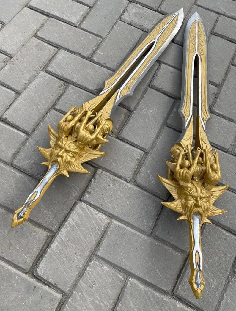 Handmade God of War Blade of Olympus - Anime Sword - Handcrafted Sword ...
