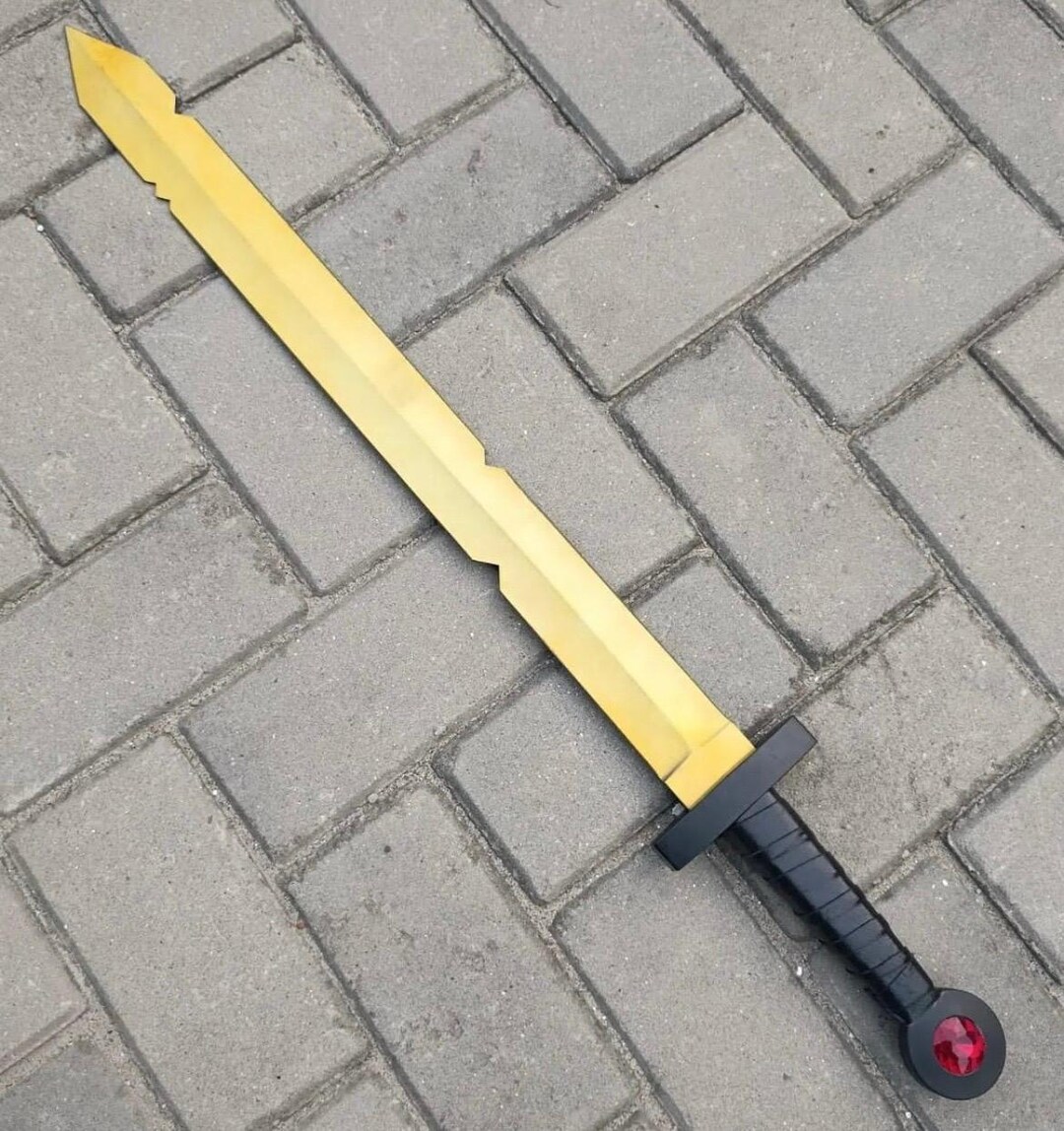 Finn the Human Golden Sword Replica - Finn's Scarlet Golden Blade Sword ...