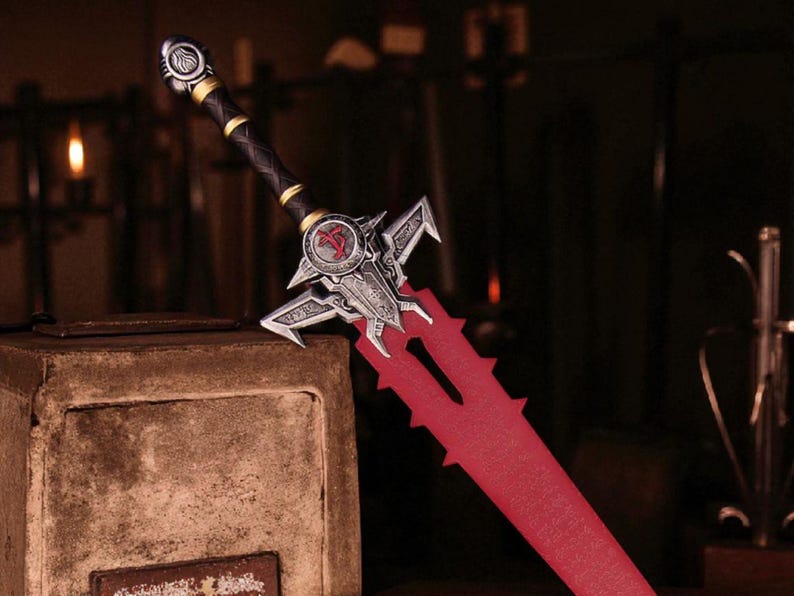 Handmade Doom Eternal Crucible Sword Replica - Handcrafted Crucible ...