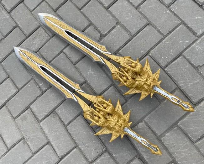 Handmade God of War Blade of Olympus - Anime Sword - Handcrafted Sword ...