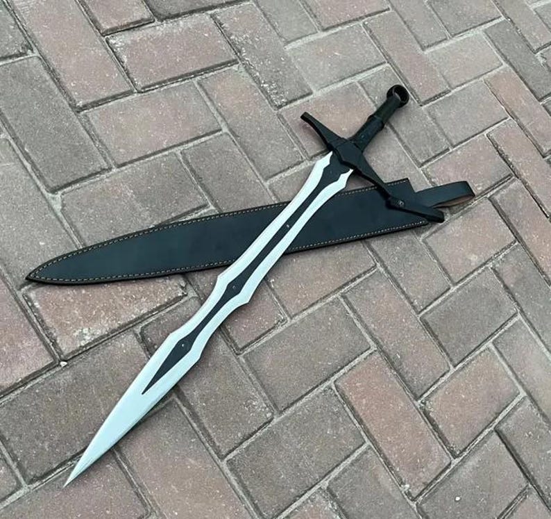 Handmade Dragon Bone Sword Replica - Hand Forged Fantasy Skyrim ...