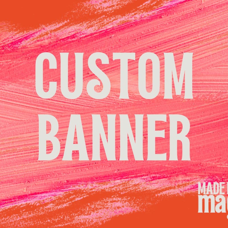 Hand Painted Banners - Etsy