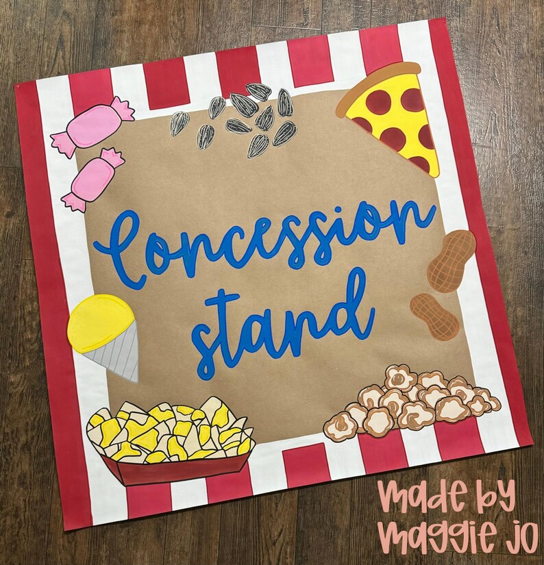 Rookie Year 1st Birthday | Baseball | Concession | Custom Hand Painted ...