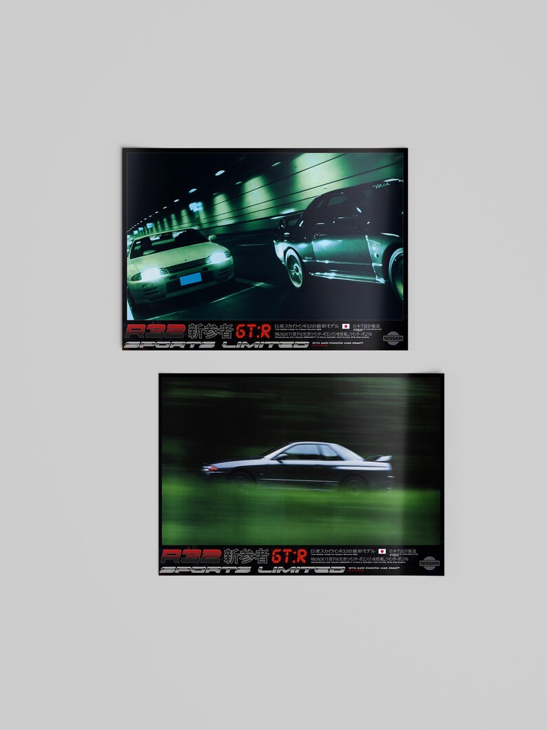 R32 Retro Style Car Infographic Poster | 2x Variants | 3x Sizes - Etsy