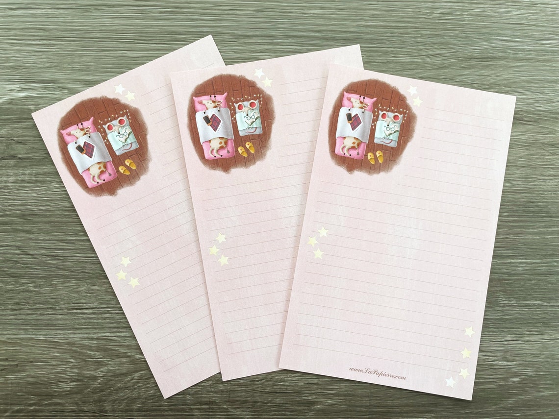 Letter Writing Sheets - Sleepover - Etsy