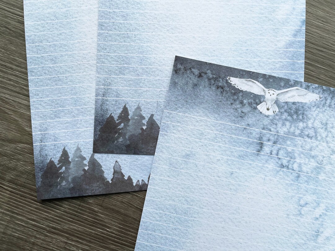 Letter Writing Sheets - Night Sky - Etsy