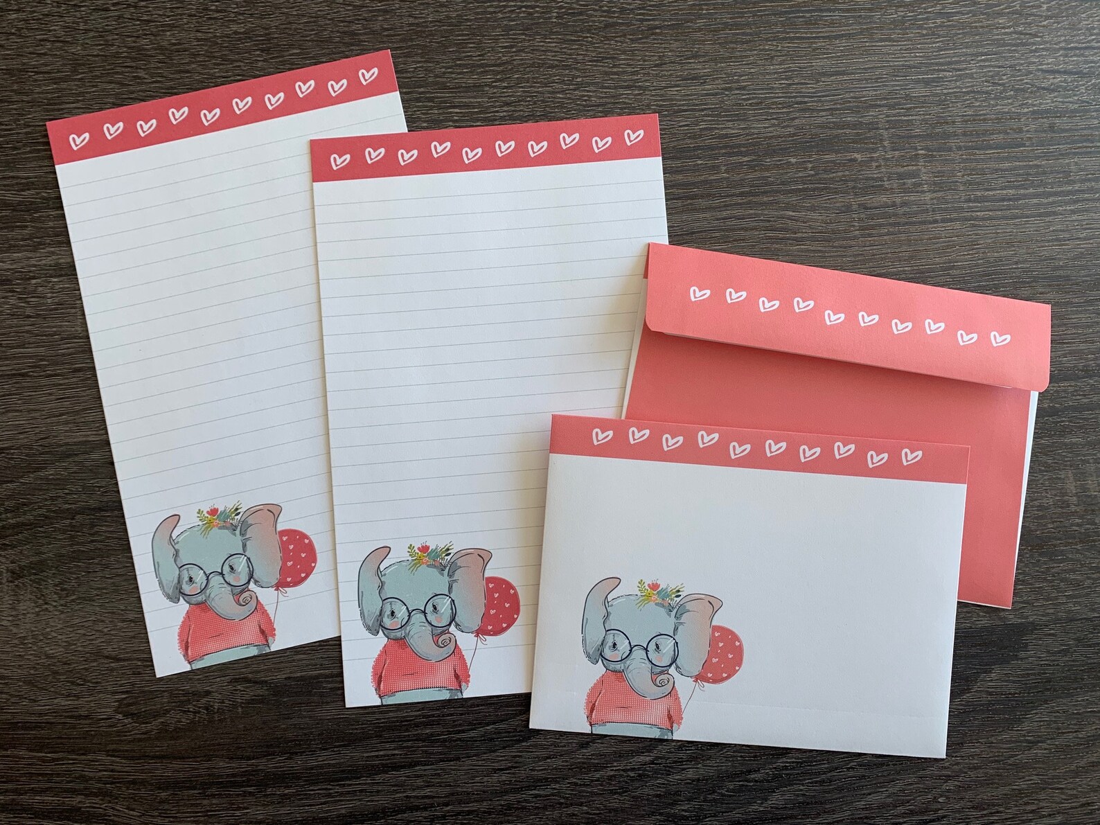 Letter writing sheets Elsie | Etsy