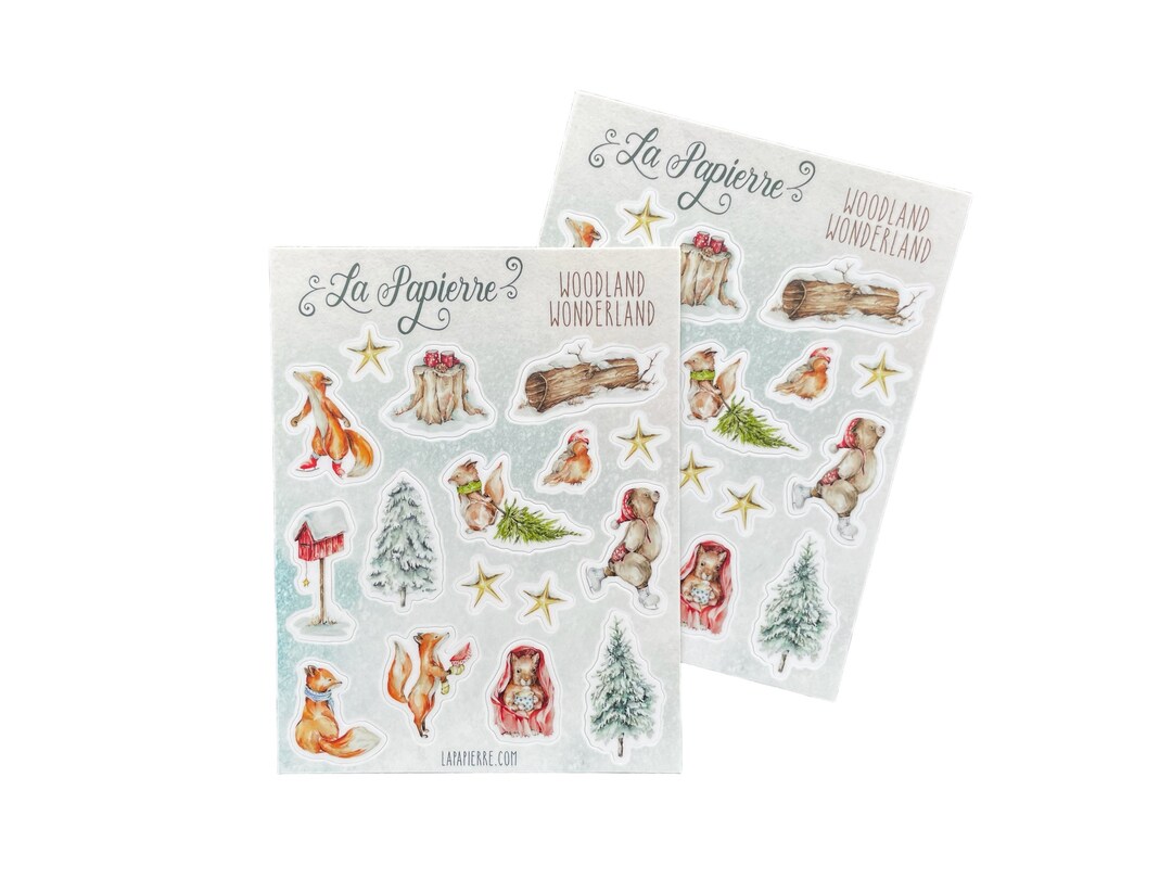Sticker Sheet - Woodland Wonderland - Etsy