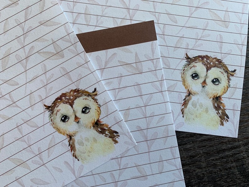Envelope Pack Howie the Owl - Etsy