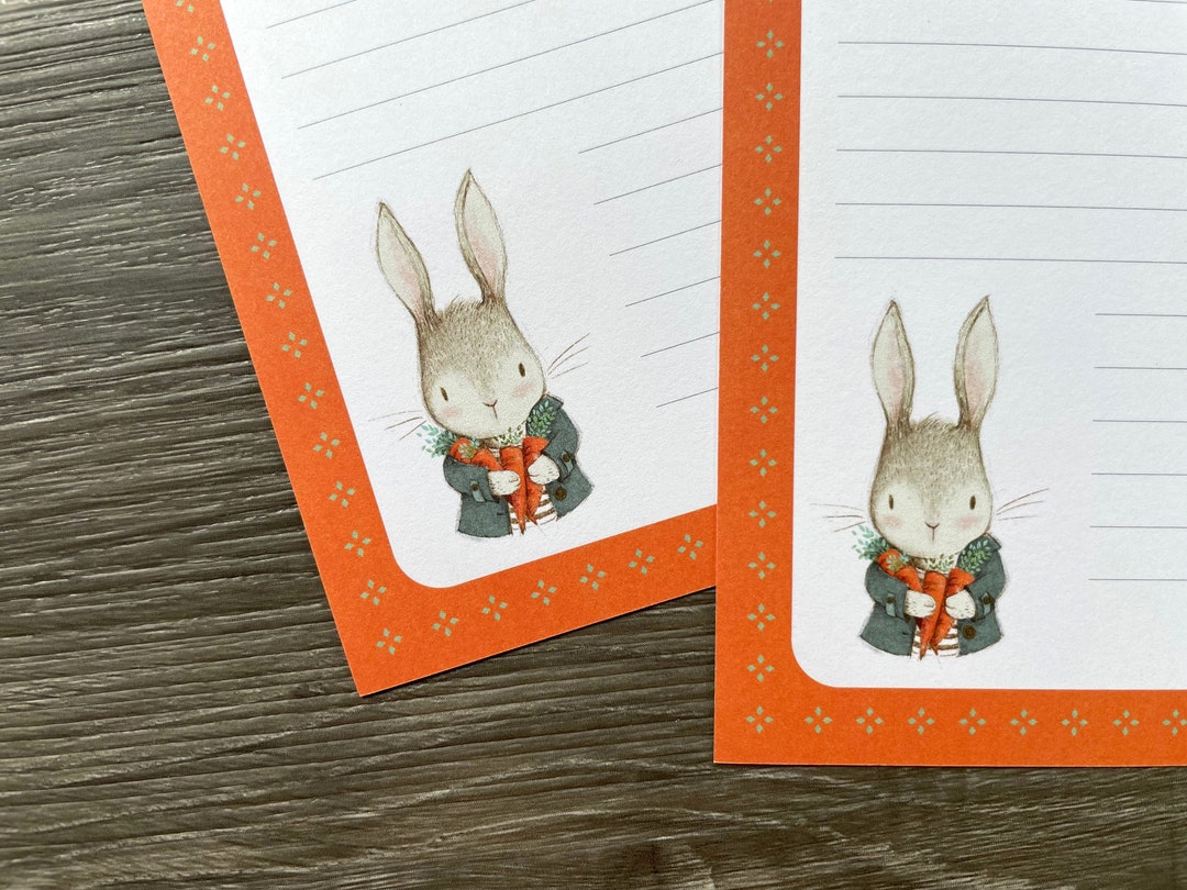 Letter Writing Sheets - Larry Le Lapin - Etsy