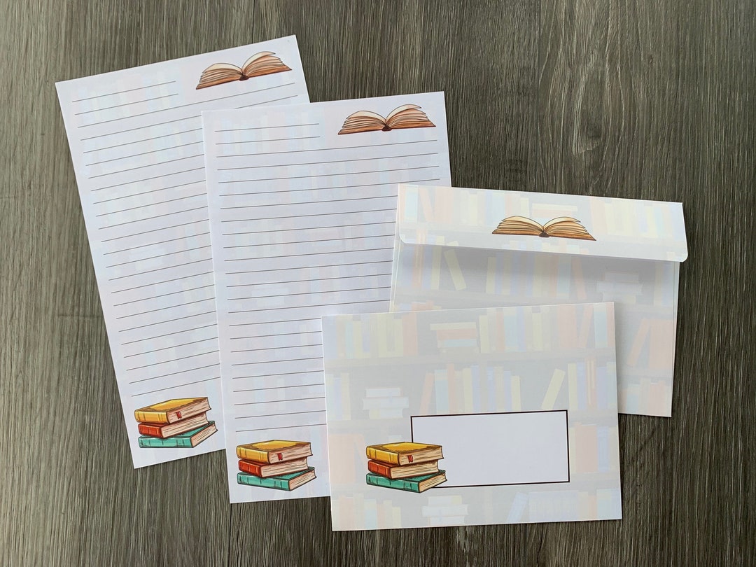 Stationery Set - the Library - Etsy