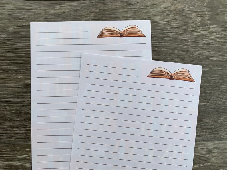 Stationery Set the Library - Etsy