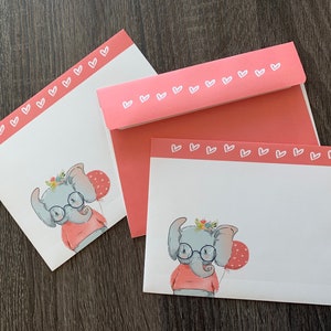 Letter Writing Sheets - Elsie - Etsy