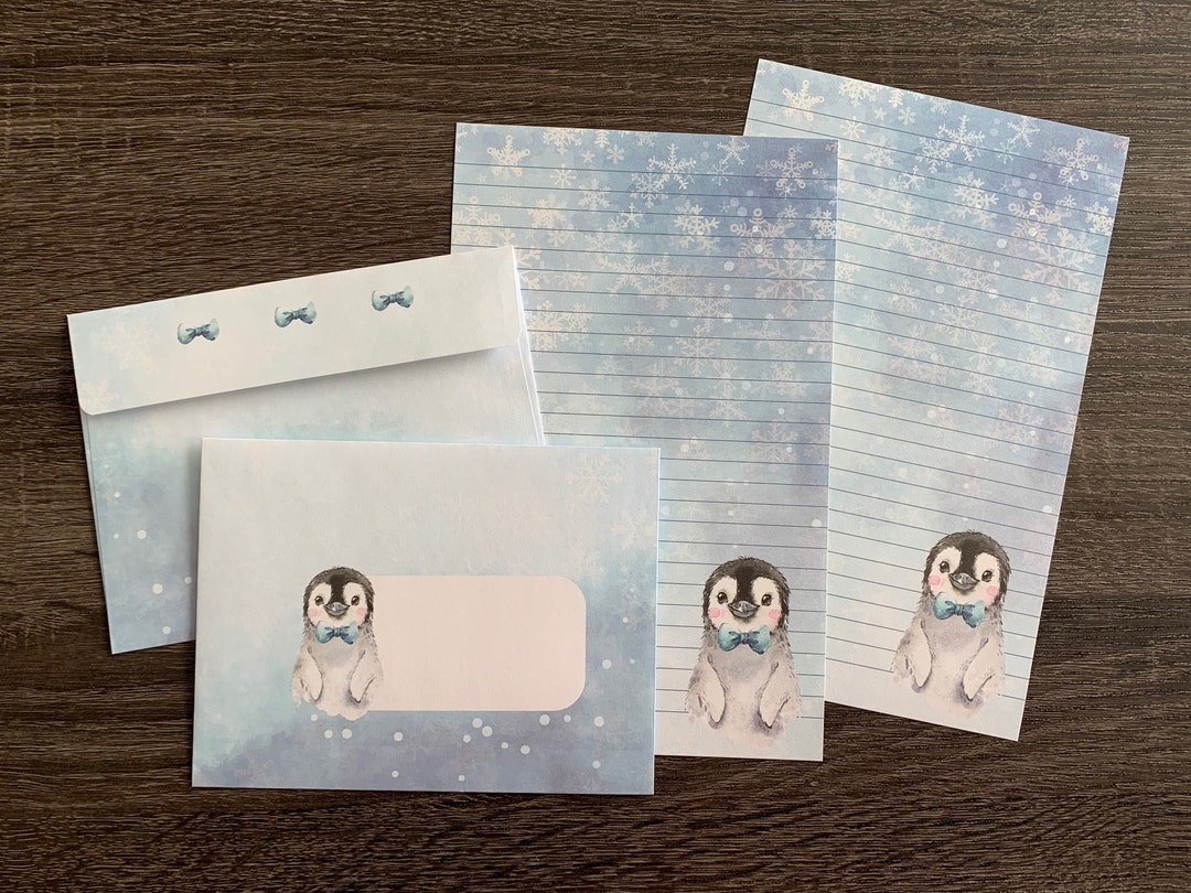 Stationery Set - Edward the Penguin - Etsy