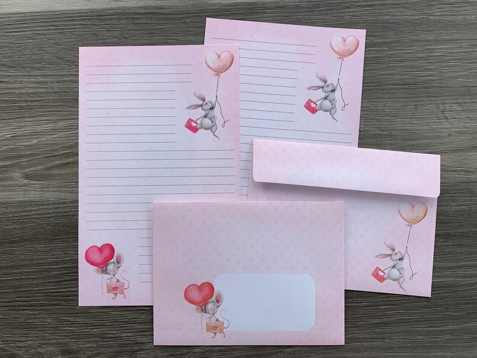 Letter Writing Sheets Love Notes | Etsy