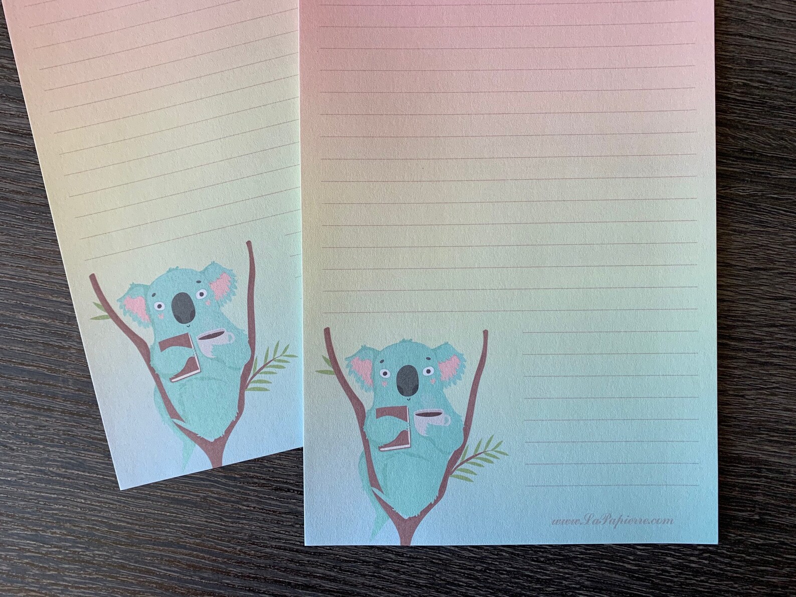 Letter Writing Sheets Koala Kup - Etsy