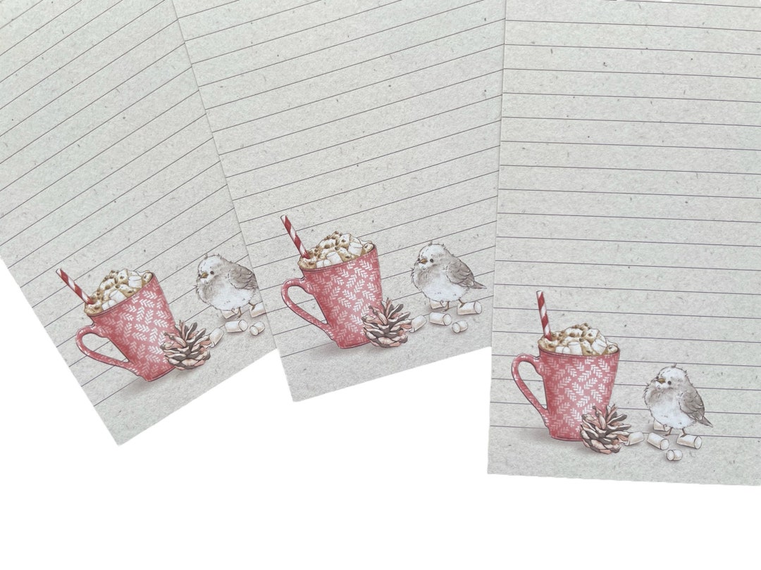 Double-sided Letter Writing Sheets - Cheer - Etsy