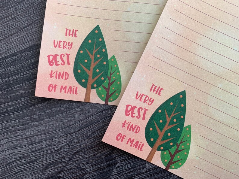 Letter Writing Sheets Snail Mail - Etsy
