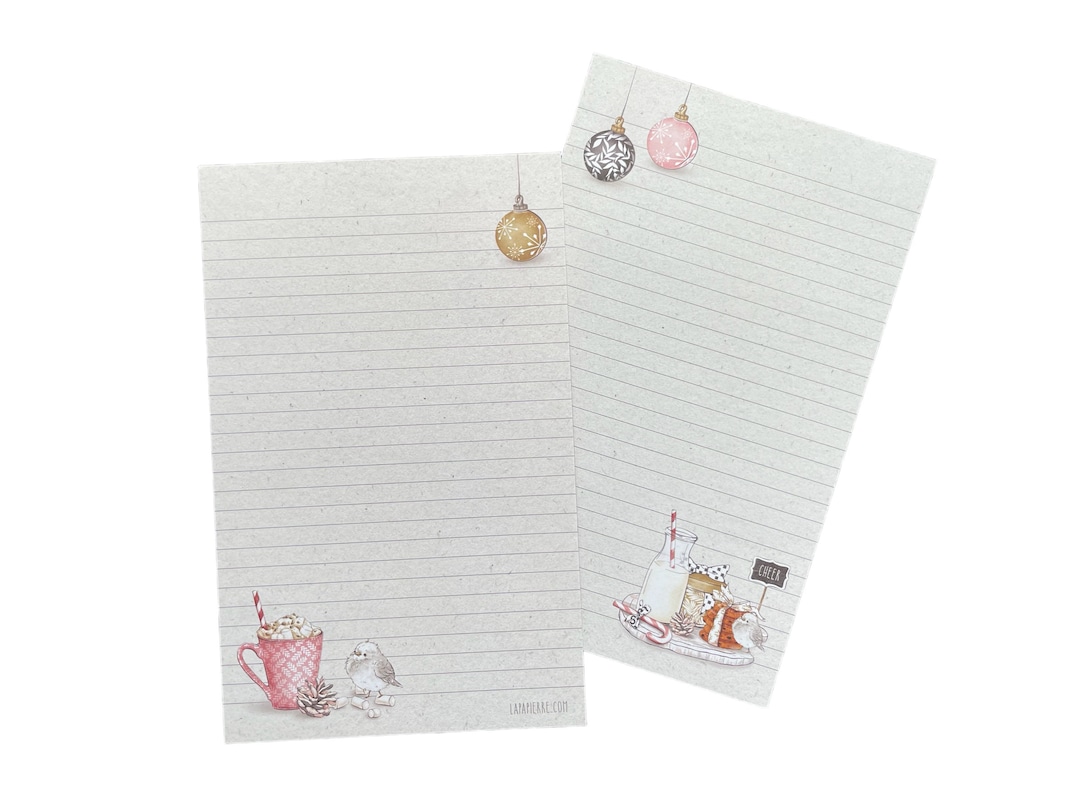 Double-sided Letter Writing Sheets Cheer - Etsy