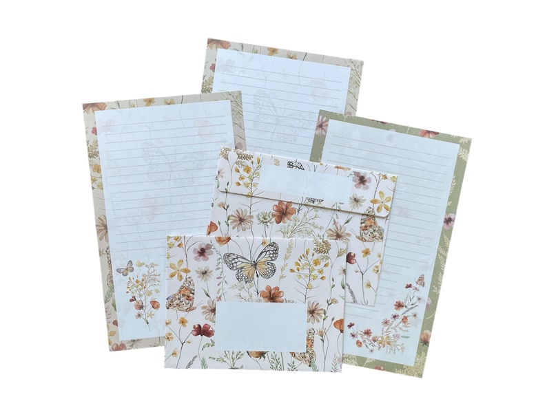 Double-sided Letter Writing Sheets - Whispers of Autumn - Etsy