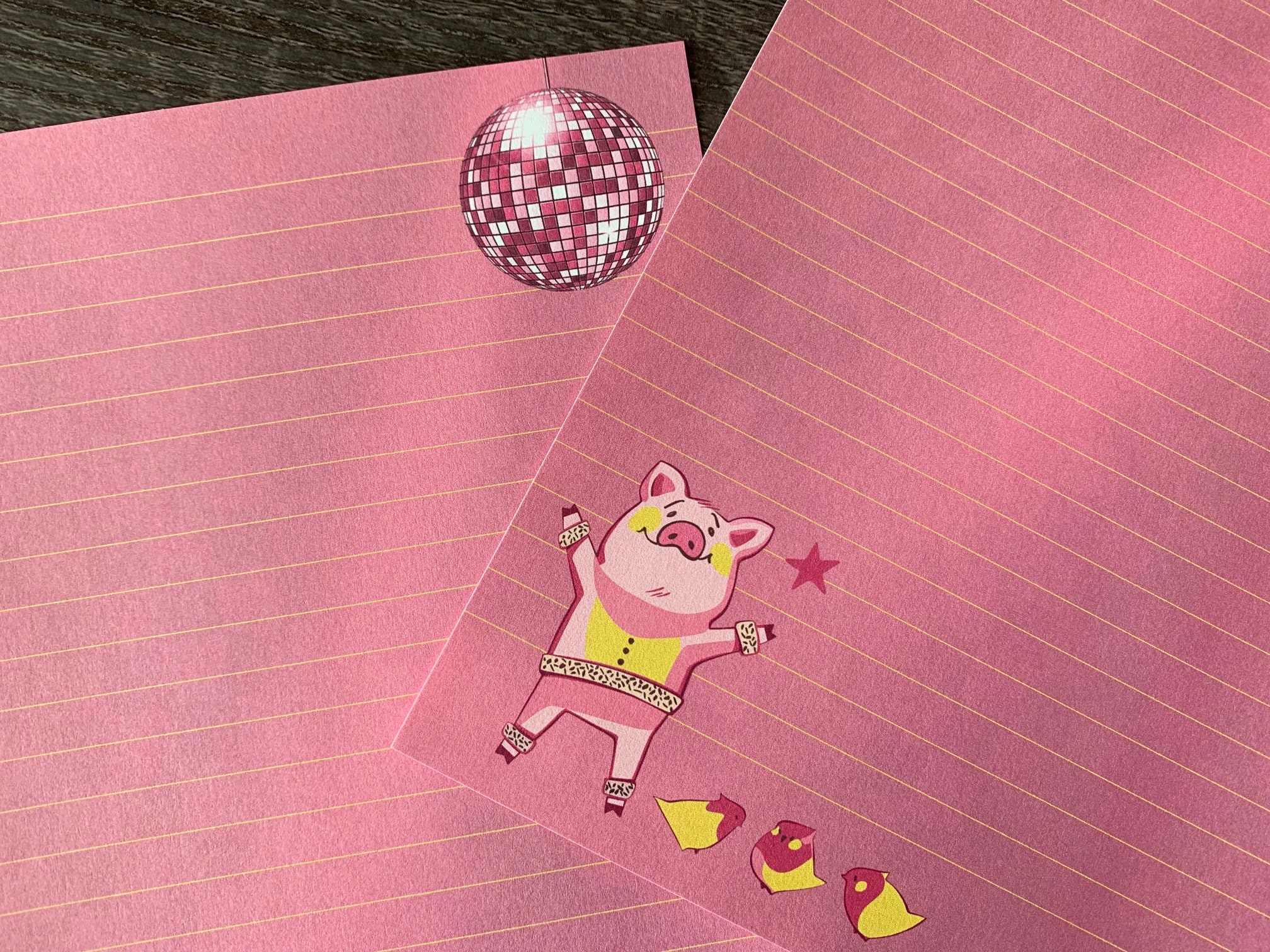 Letter Writing Sheets Dancing Queen | Etsy Canada