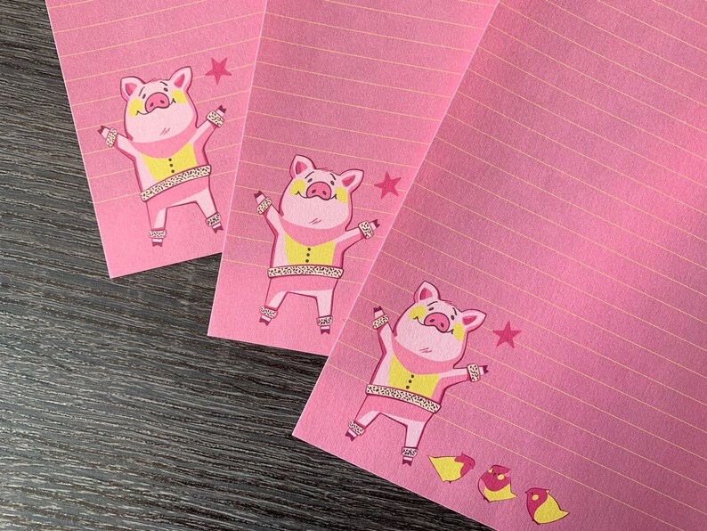 Letter Writing Sheets Dancing Queen | Etsy Canada