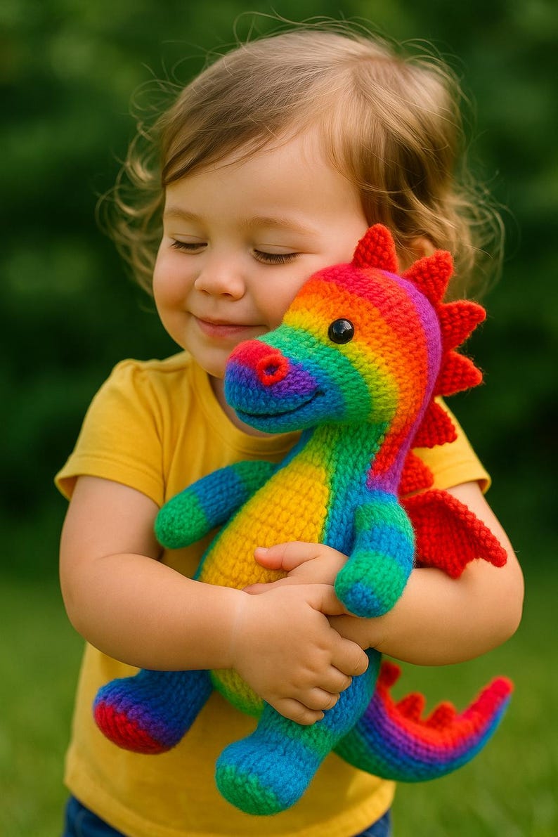 Dragon Crochet Pattern PDF – Amigurumi Dragon Plush Toy Tutorial ...