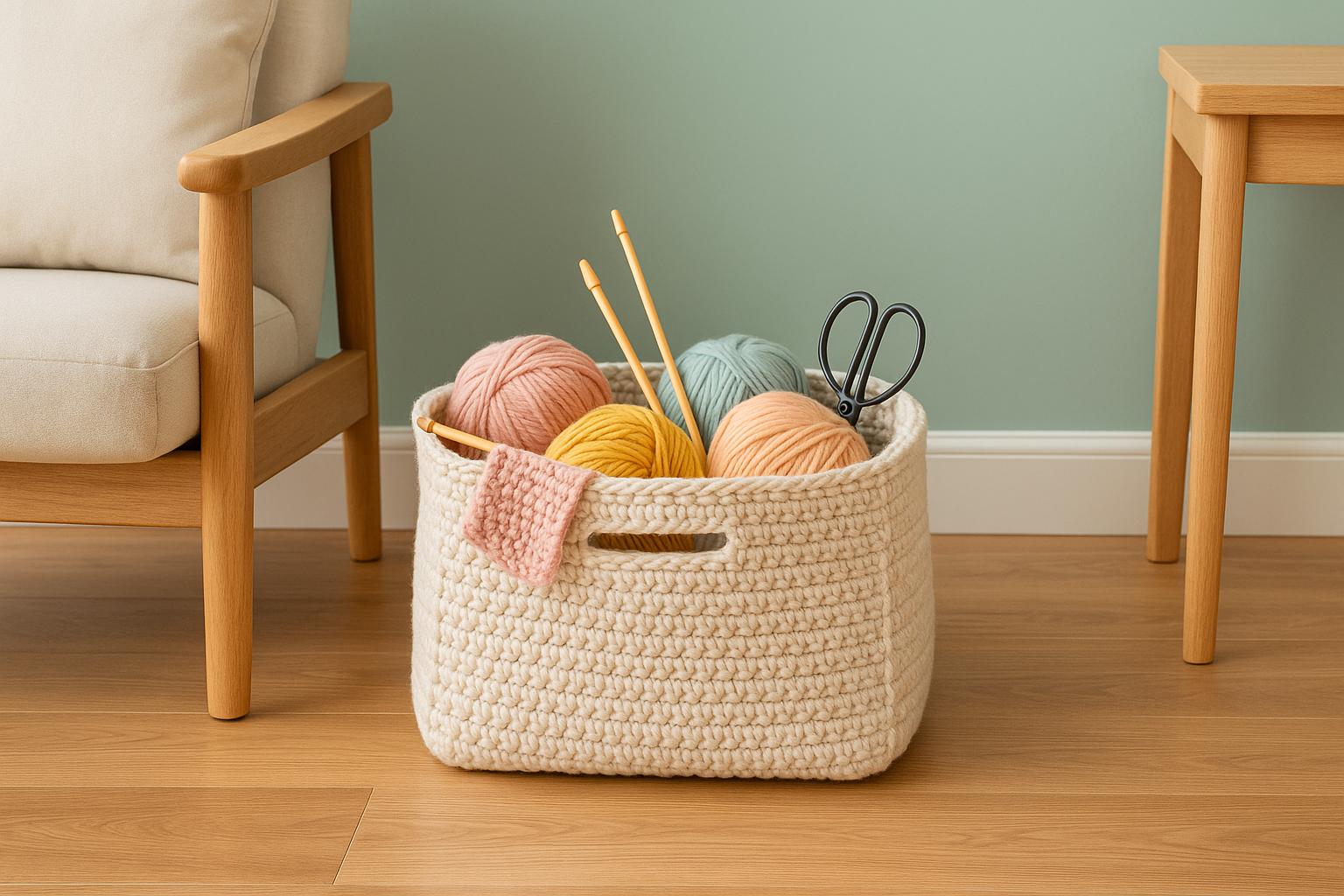 Chunky Storage Bin PDF | Two Sizes | Sturdy Yarn Organizer With Handles ...
