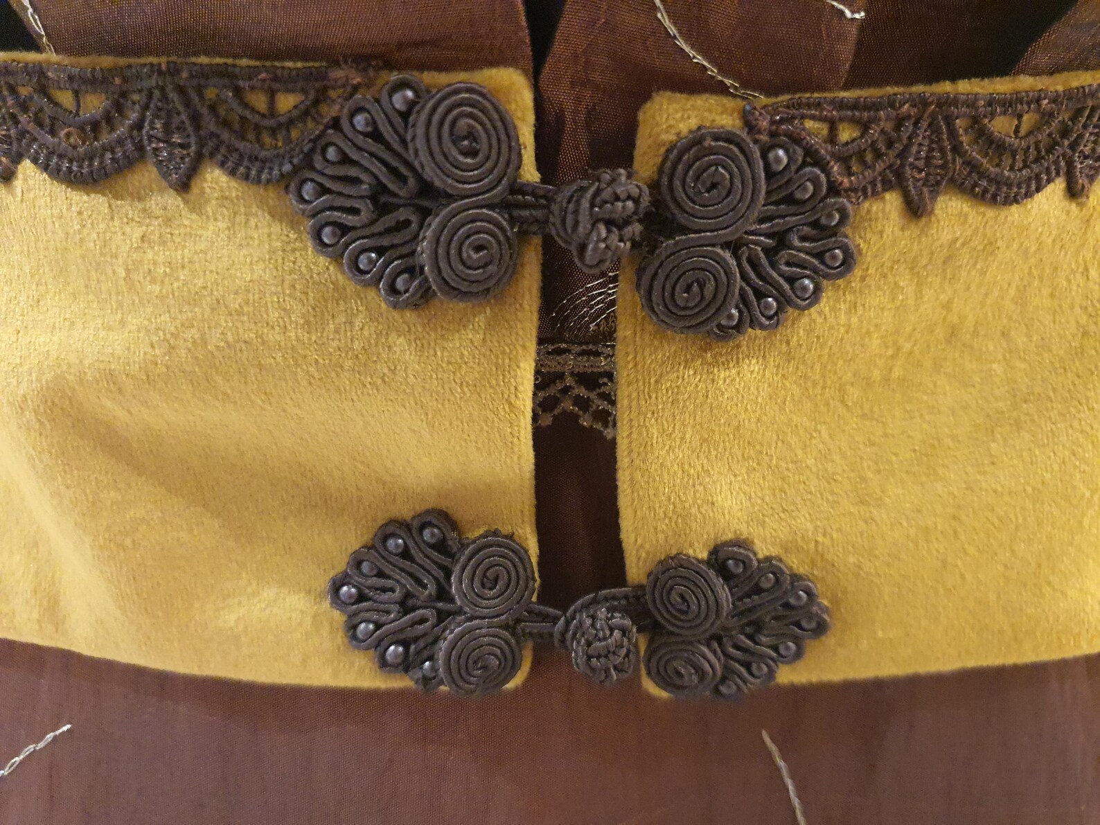 Regency Style Ball Spencer in Buttery Soft Mustard Microvelvet - UK 18/ ...