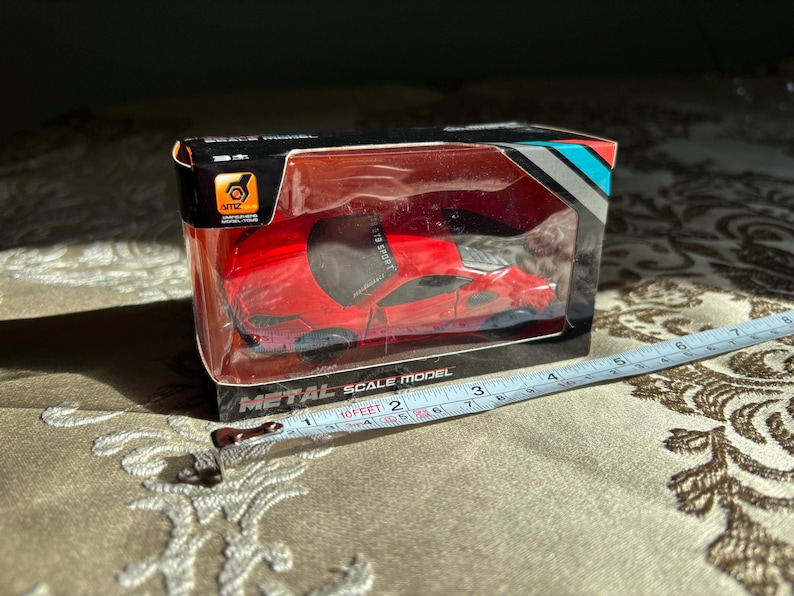 Ferrari 488 GTB Diecast Car – 1:43 Scale Red Pull-back Toy | Alloy ...