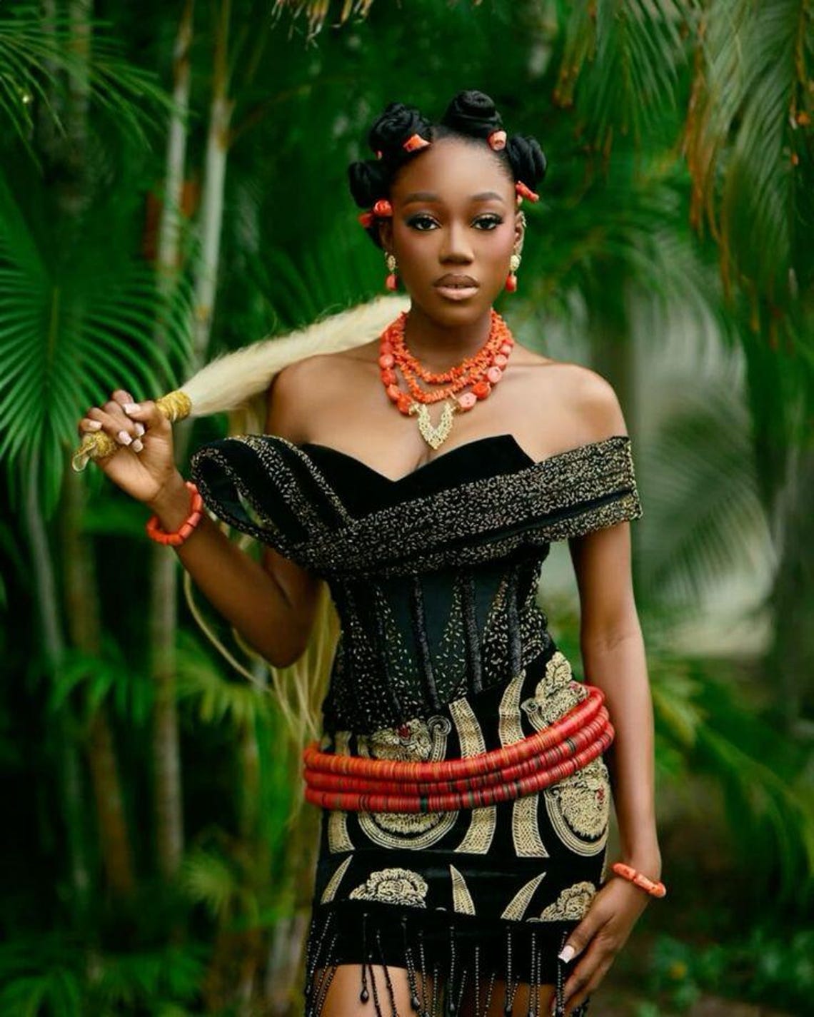 Igbo Traditional Isi Agu Maiden Dress | Isi Agu Maiden Dress | Igbo ...