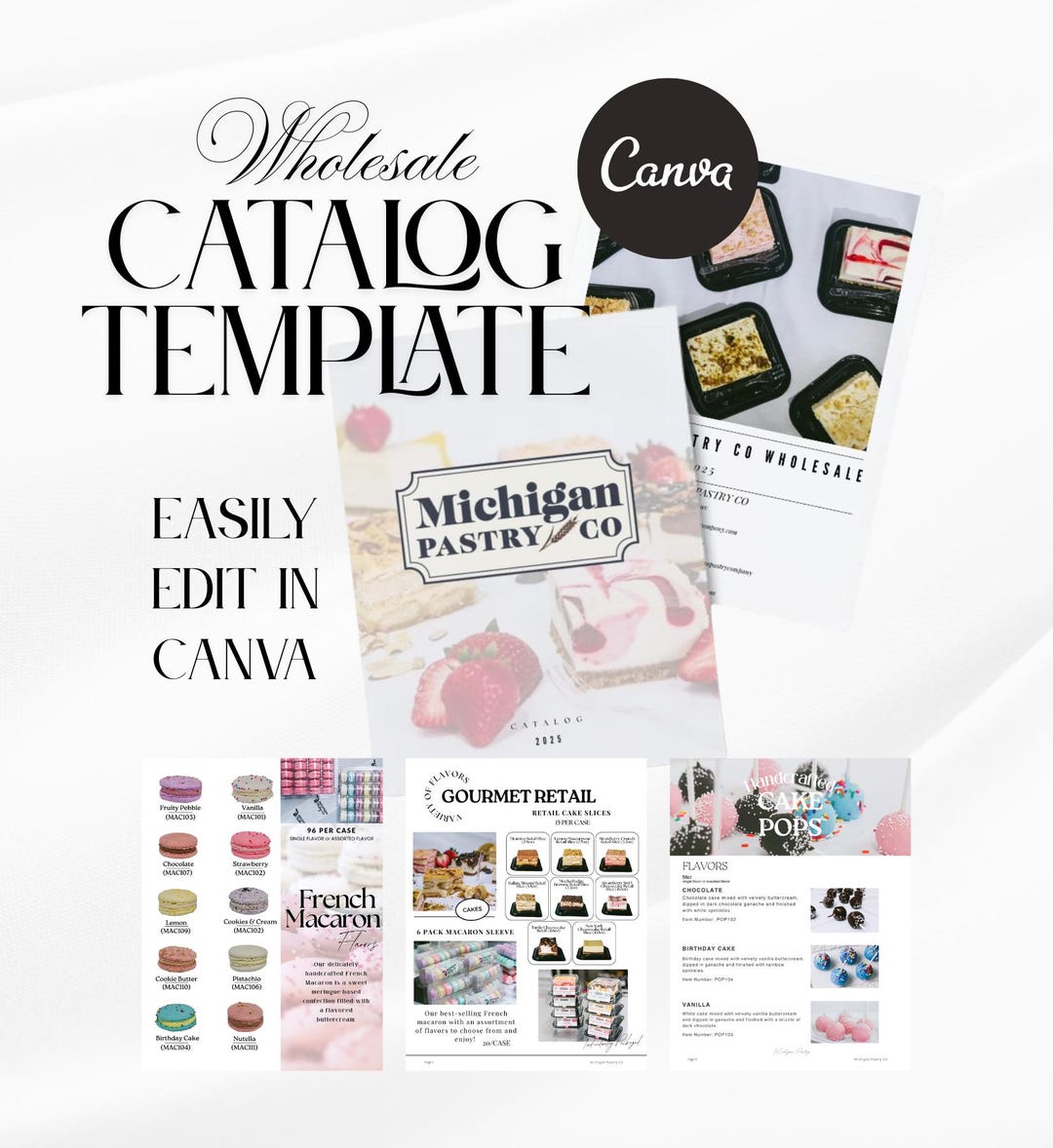 Product Catalog Template, Pre-made Template, Graphics, Wholesale ...