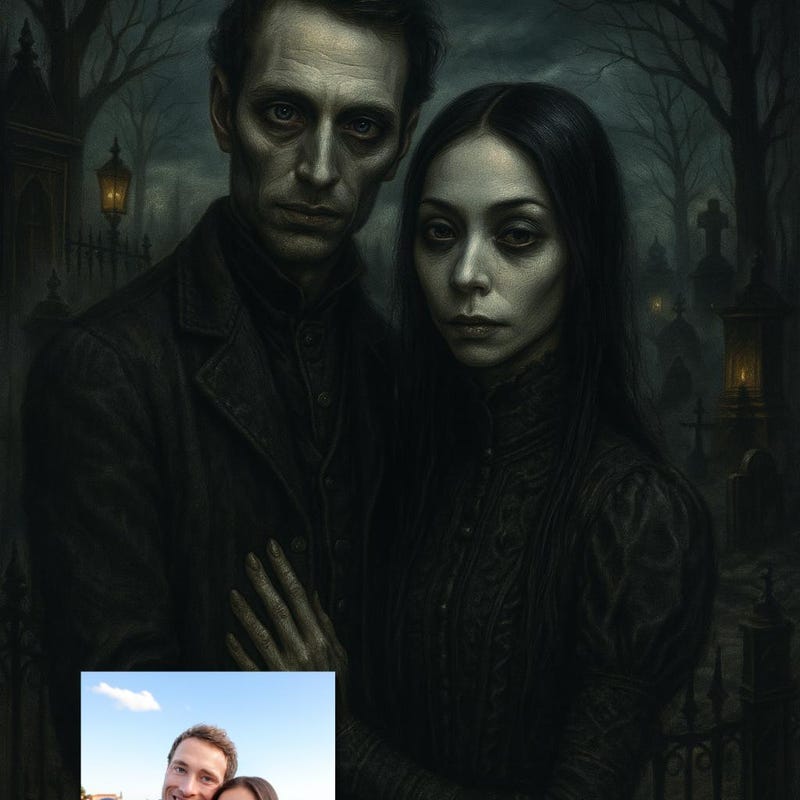 Gothic Family Photo Print - Etsy
