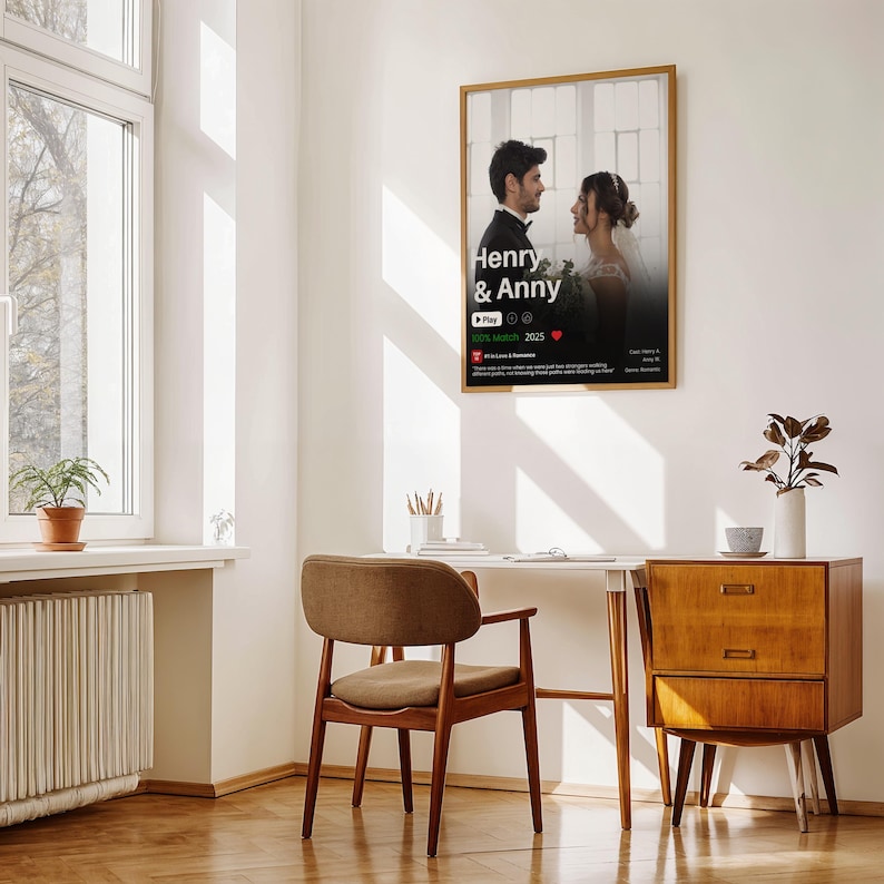 Custom Movie Poster Template, Personalized Couple Movie Poster, Custom ...